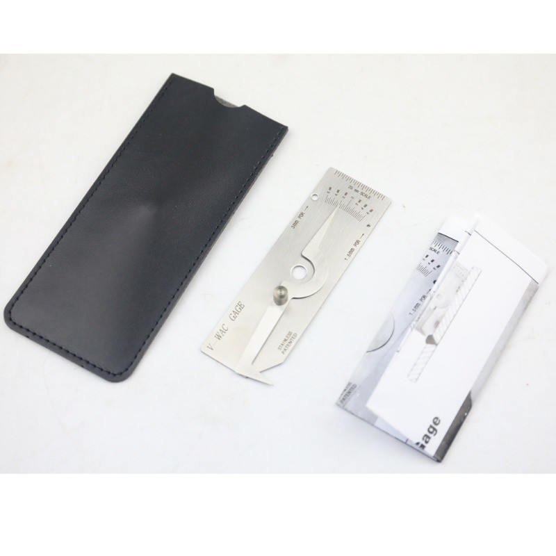 V-WAC type weld depth inspection ruler undercut ruler weld undercut ...