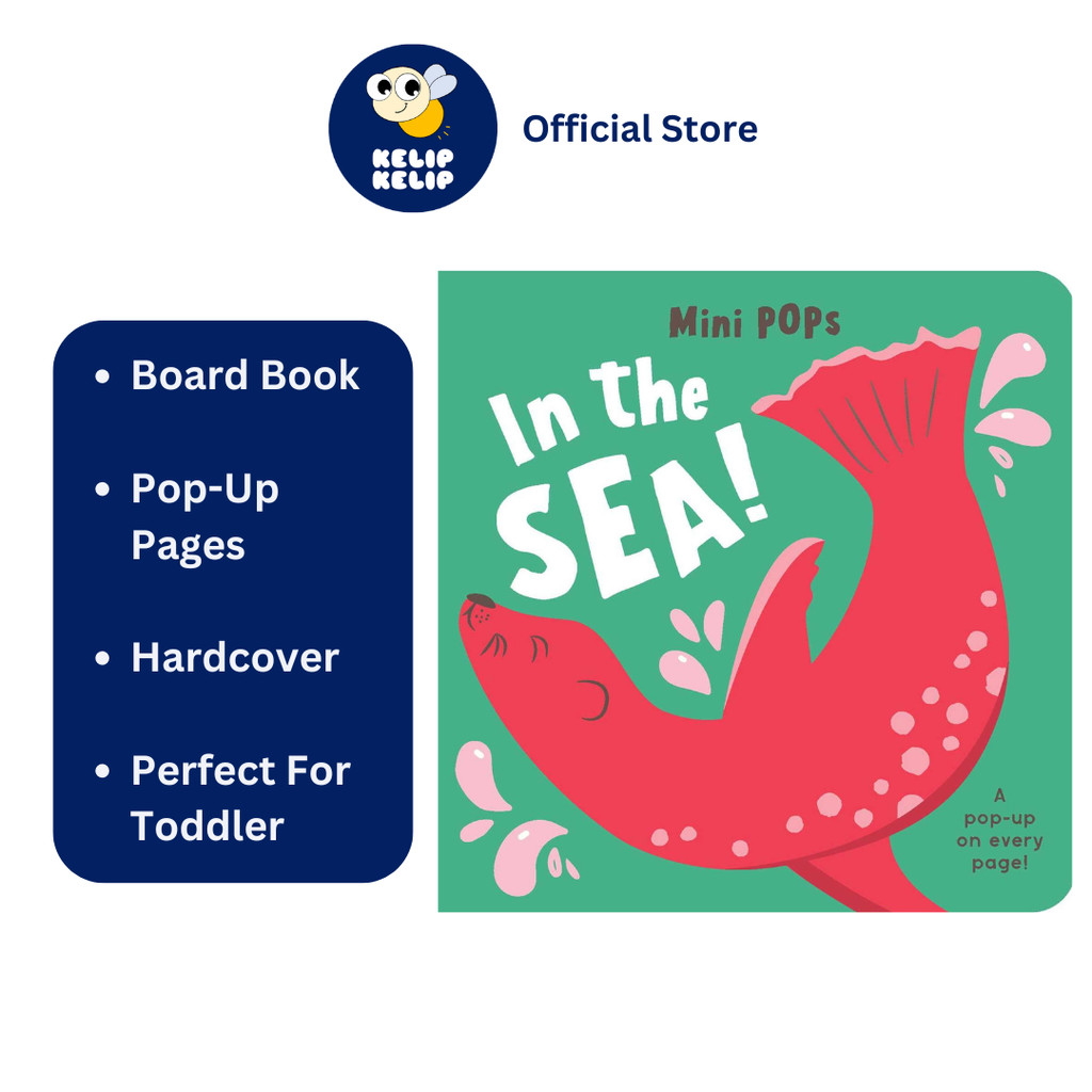 In The Sea Pop Up Board Book For Kids With Sea Animals Pop Up Pages ...