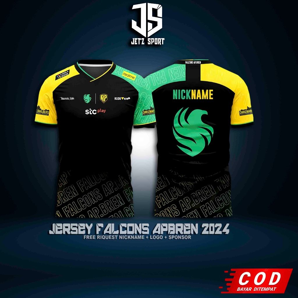 Falcons APBREN 2025 NEW T-shirt Jersey (free custom nickname) | Shopee ...