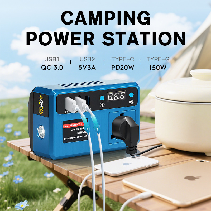 🚚Fast ship Portable Power Inverters 300W Lithium Battery Inverter ...