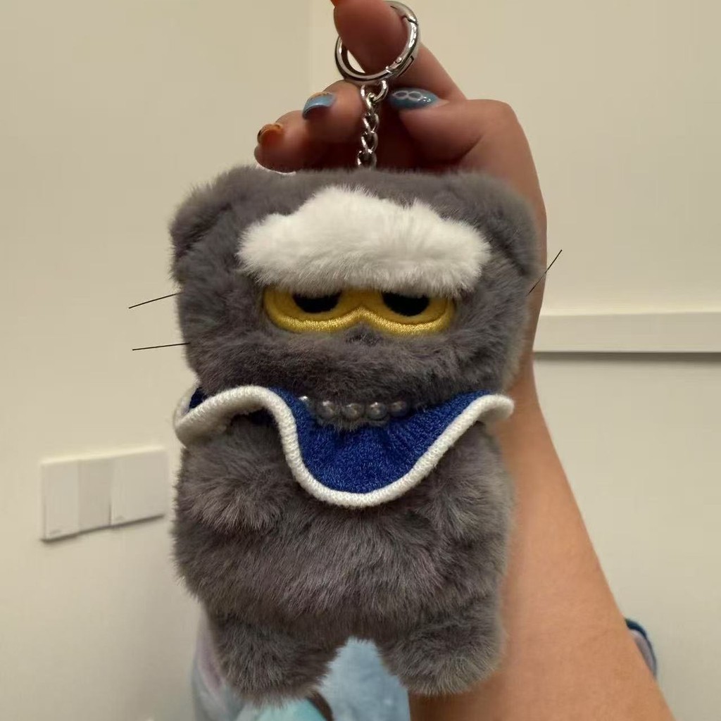 Kpop Idol G-DRAGON ZO&FRIENDS Plush Keyring ZOA Grey Cat Doll GD ...