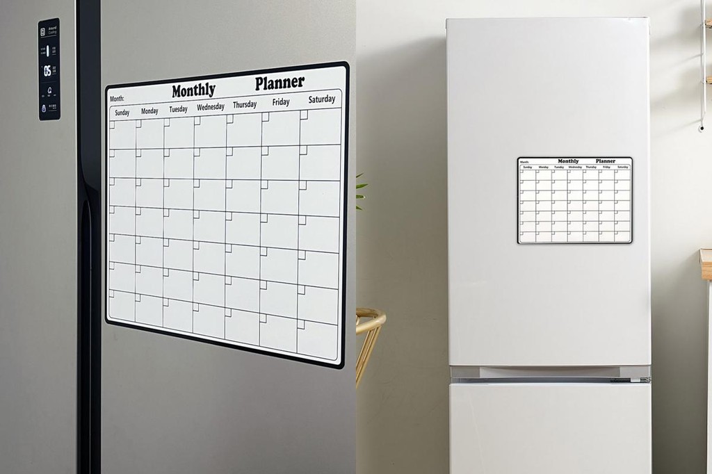 Refrigerator Calendar Dry Erase Weekly Planner Monthly Planner ...