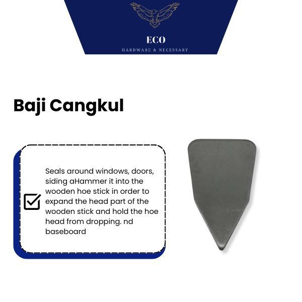 ECO HARDWARE Iron Hoes Pin Wedge Baji Cangkul Mata Besi Cangkul 锄头尖 ...