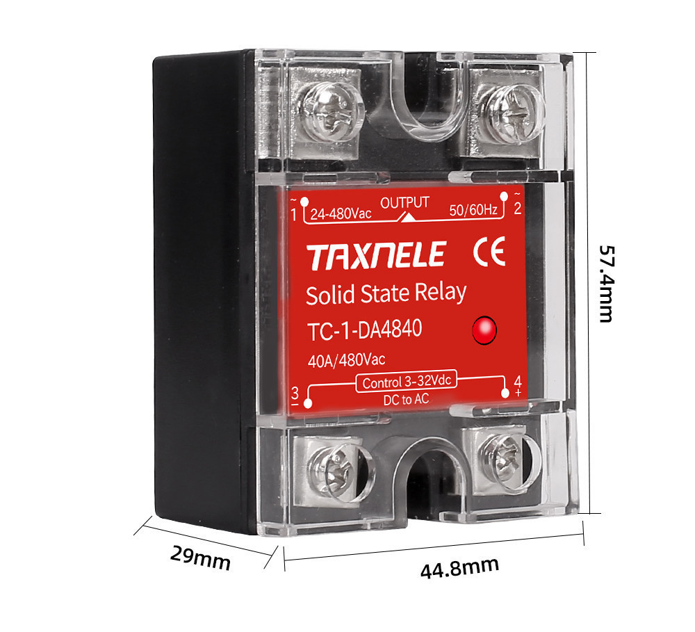 TAXNELE SSR 10A 25A 40A DD DA AA Solid State Relay Module for PID ...