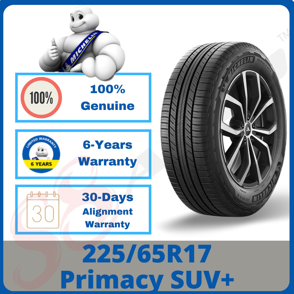 225/65R17 Michelin Primacy SUV+ *Year2024 | Shopee Malaysia