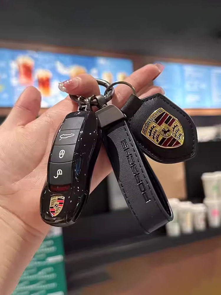 Porsche Black Jade Key Shell Macan Cayenne 718 Paramela 911/taycan ...