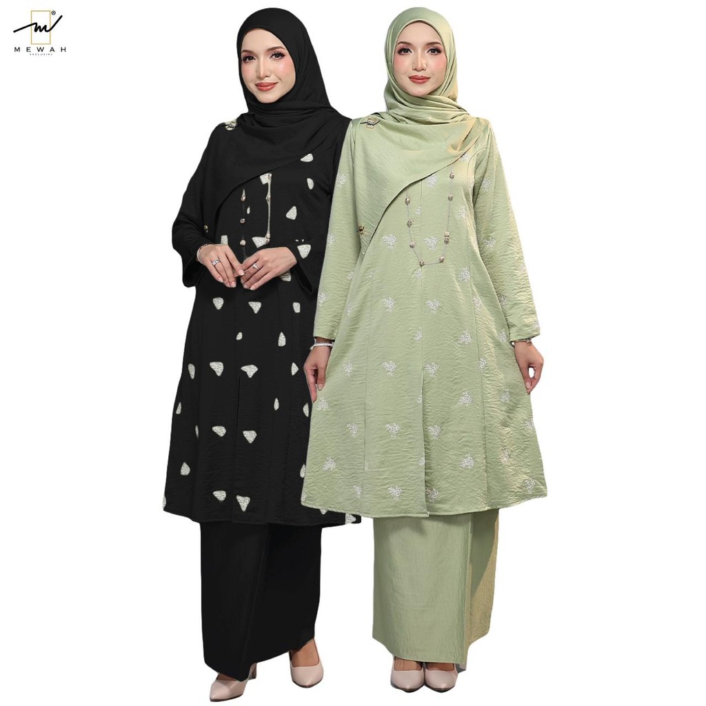 Kebaya Riau IZWANI By Mewah Exclusive - [Set Baju Raya dan Kain] Set ...