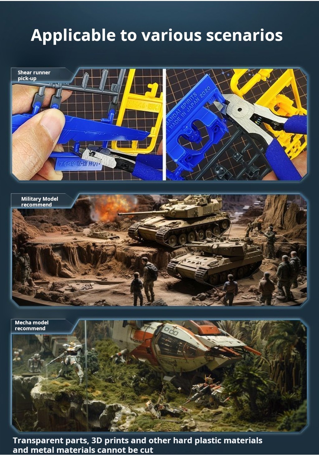 Double Blade Scissors Pliers Flat Cutting Flush Pliers Stedi MS-112 ...