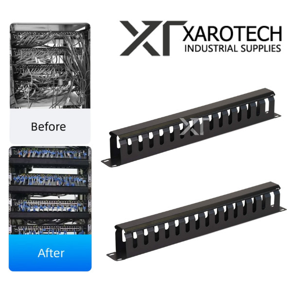 1U Steel Cable Management Frame Network Cable Server Rack Cable ...