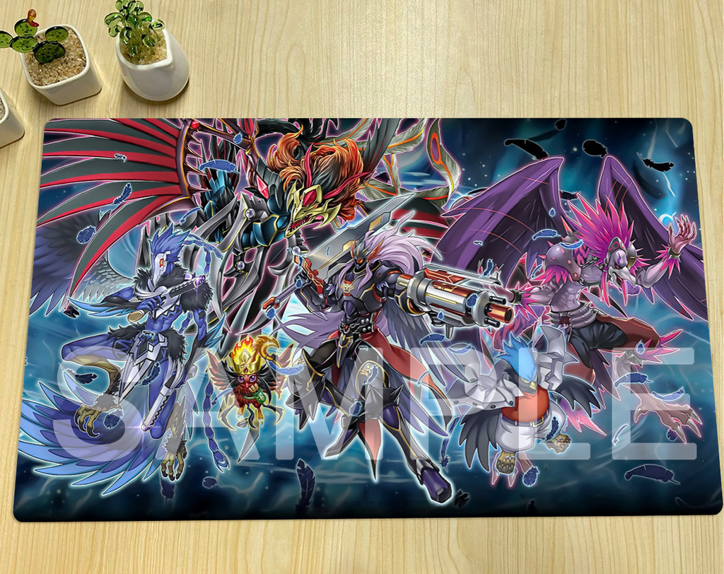 YuGiOh Blackwing Full Armor Master TCG Mat CCG Playmat Free Bag Board ...