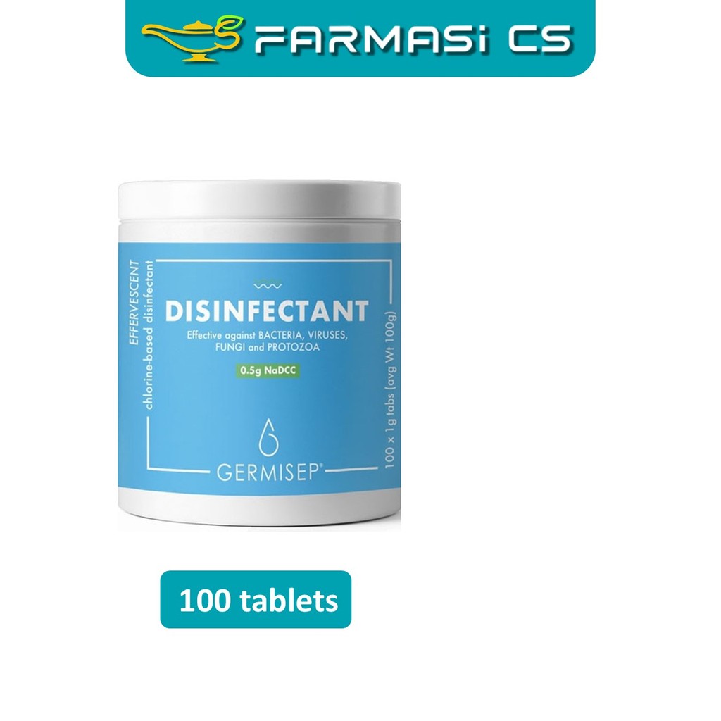 Hovid Germisep Effervescent Chlorine based Disinfectant 0.5g NaDCC x ...