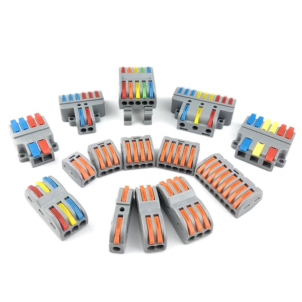 Fast Electrical Wire Connector Terminal with Secure Clamp for Lighting ...