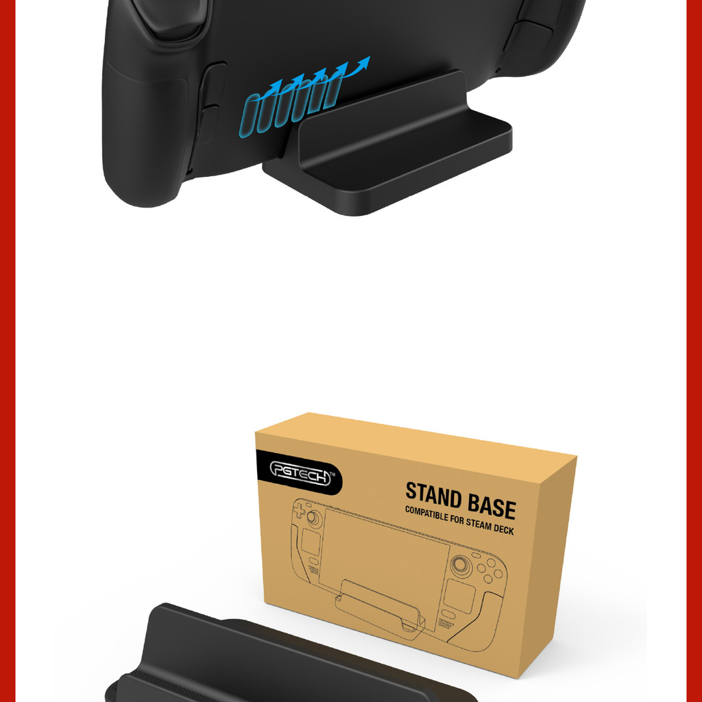 PGTECH Steam Deck OLED Display Stand Collection Dock for Nintendo Switch & Phone Mount GP-805 ...