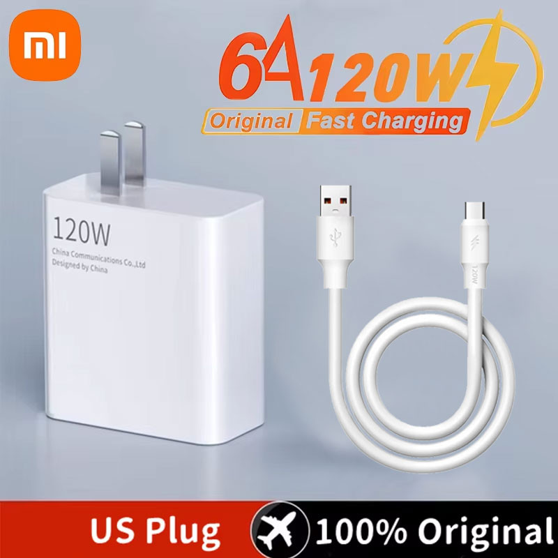 Xiaomi Original Charger Turbo Fast Charge 120W US Hypercharge Gan ...