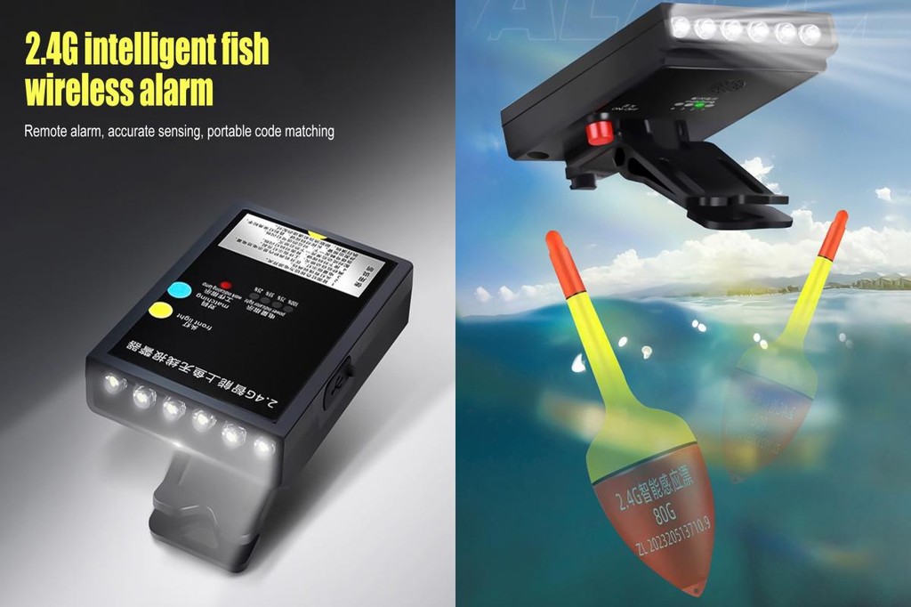 Fishing Bite Indicator Lamp Fishing Bite Alarm Lamp Smart Wireless ...