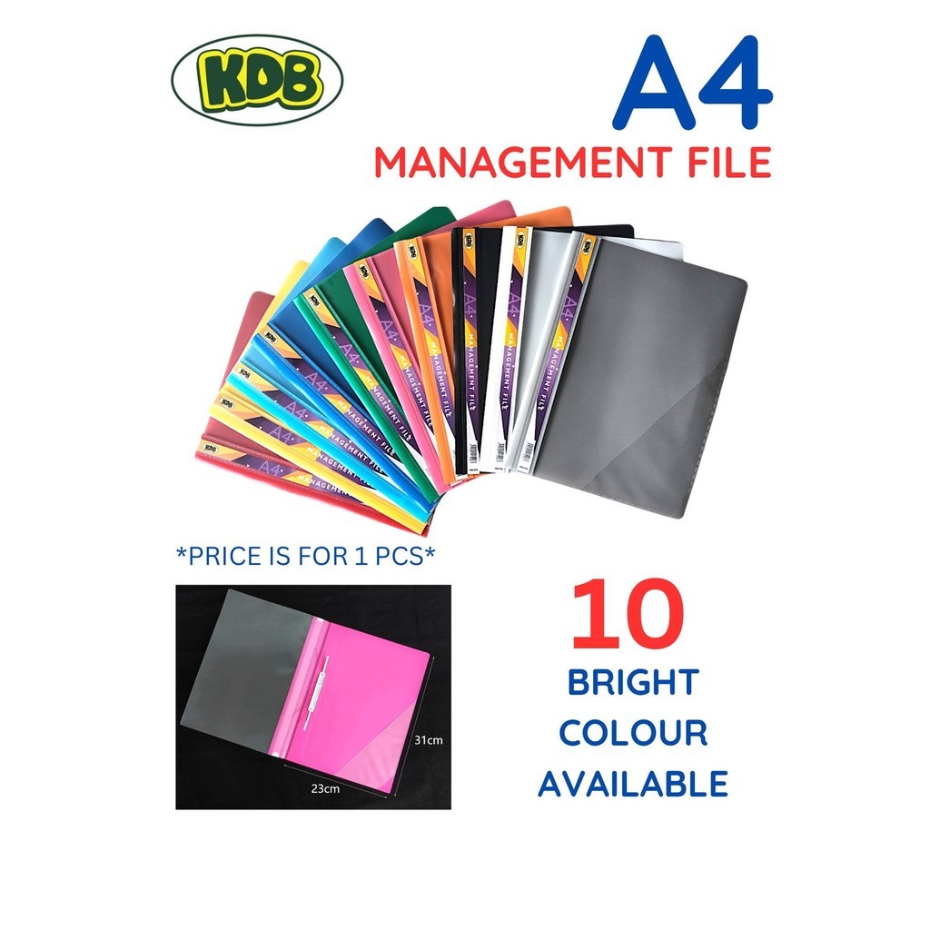 [ KDB-320 ] A4 KDB PP MANAGEMENT FILE/FILE POCKET A4 320 MANAGEMENT ...