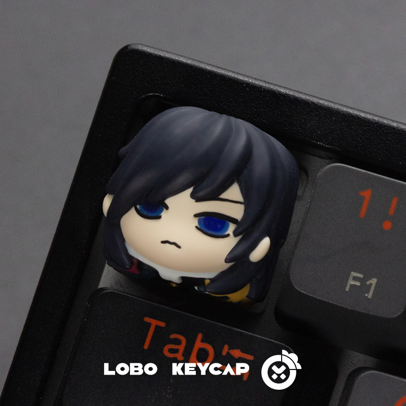Demon Slayer Keycap Cute Cartoon 3D Creative Cute MX Switch Mechanical ...