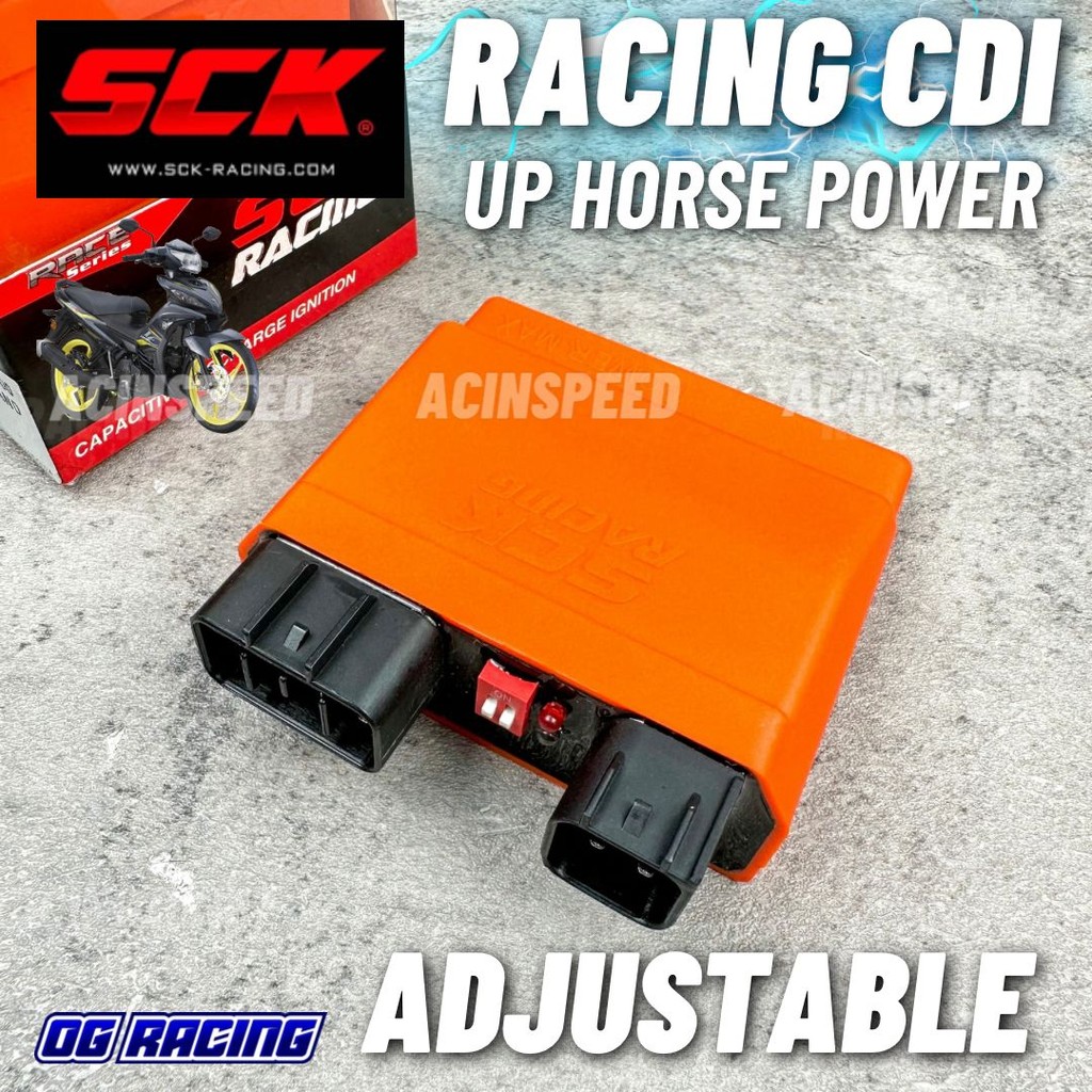 SCK RACING CDI UNIT “ 4 Map” LC135 V1-V7/ ORIGINAL SCK RACING CDI ADJUSTABLE | Shopee Malaysia