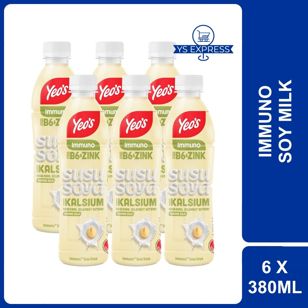 YEO'S Pet Immuno Soy Milk 6 X 380ML - Immuno Susu Soya | Shopee Malaysia