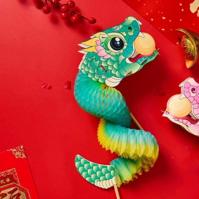Children Handmade Dragon Toys Colorful Paper Dragon Toys Lovely Kids ...