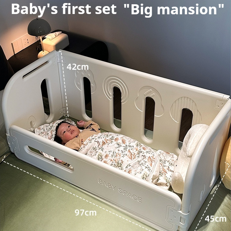 【GraceLife】Multifunctional Baby Bed Fence Baby Cot(174*42CM) Baby Bed ...