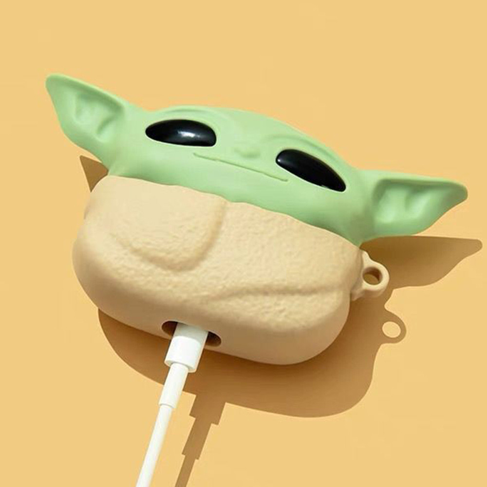 Funny Cartoon Alien Monster Silicone Earphone Case with Hook Bluetooth ...