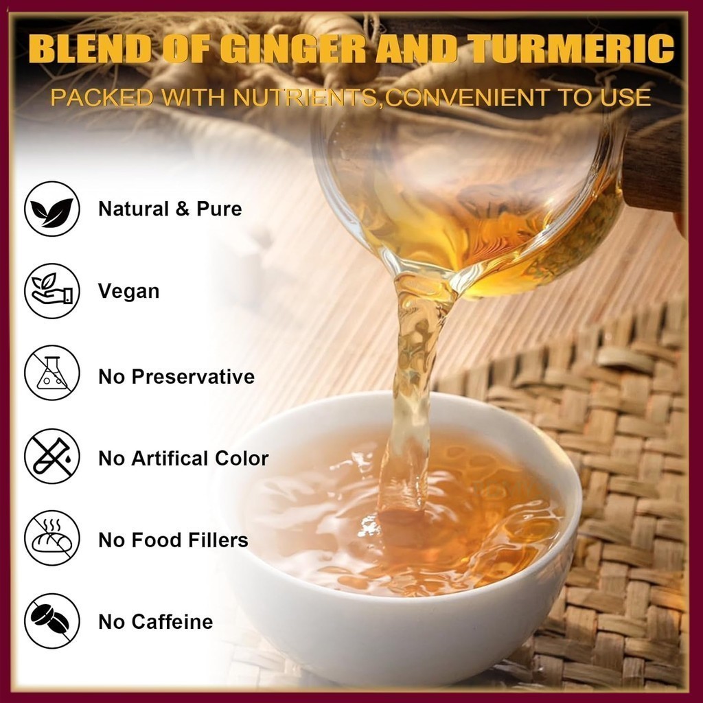 Tea Bags Turmeric Ginger Cinnamon Tea 100% Natural Hand-made Blend of ...