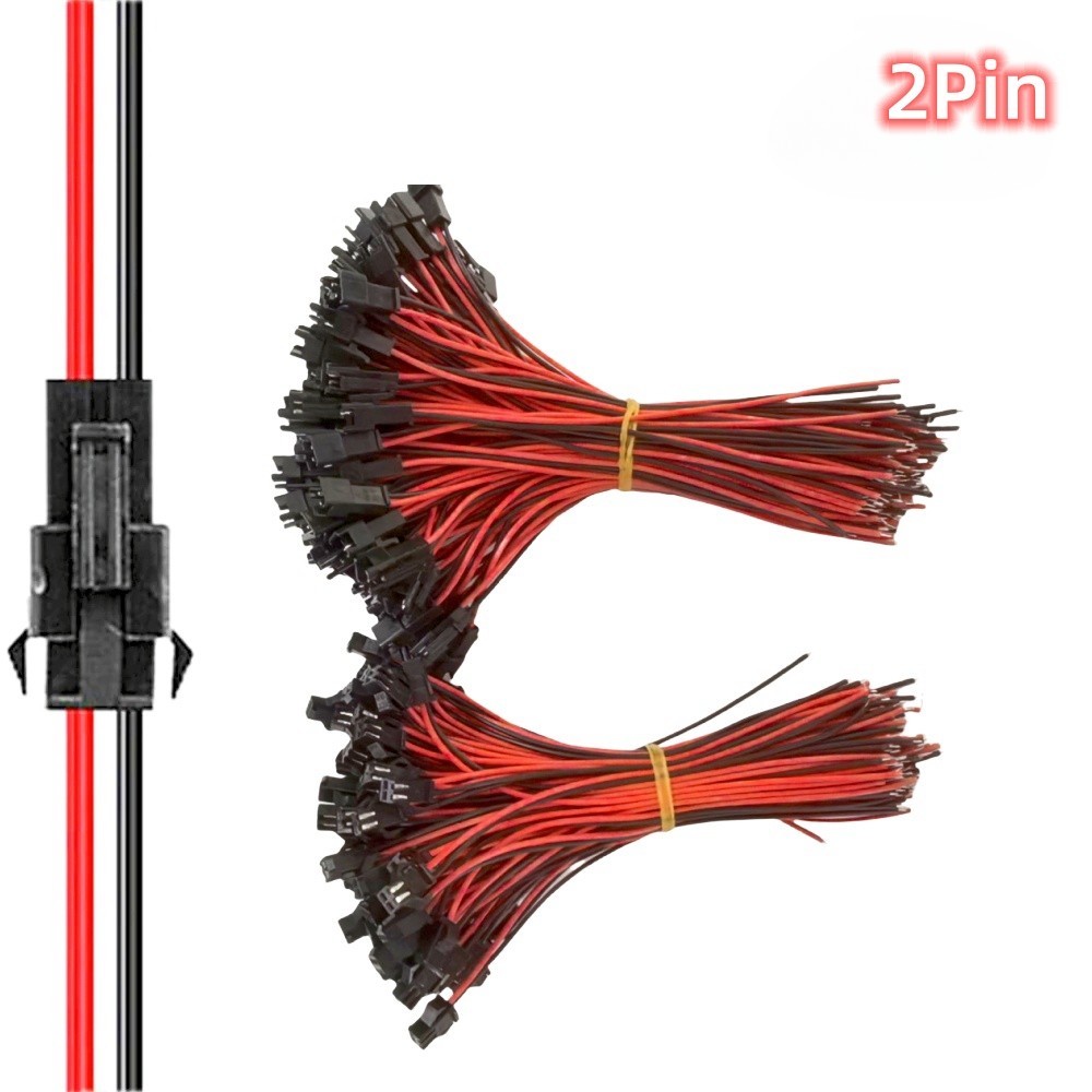 10Pairs JST SM 2P 3P 4P 5P 6Pin Plug Socket Male to Female Wire ...