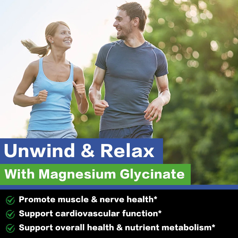 Airboy Magnesium Glycinate 500 mg | 70 mg Elemental Magnesium ...