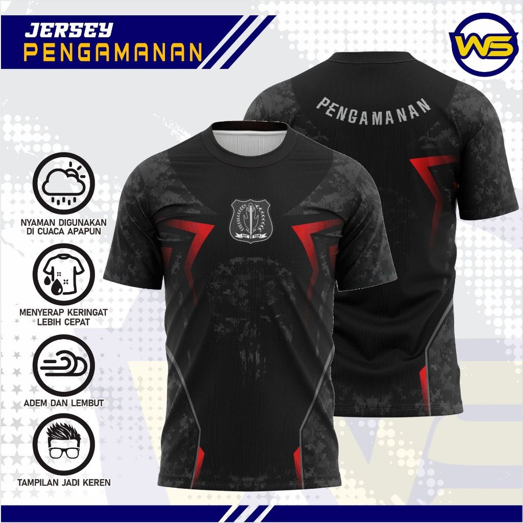 JERSEY SATPAM TERBARU / JERSEY SATPAM DARK TERBARU / KAOS SATPAM DRYFIT ...
