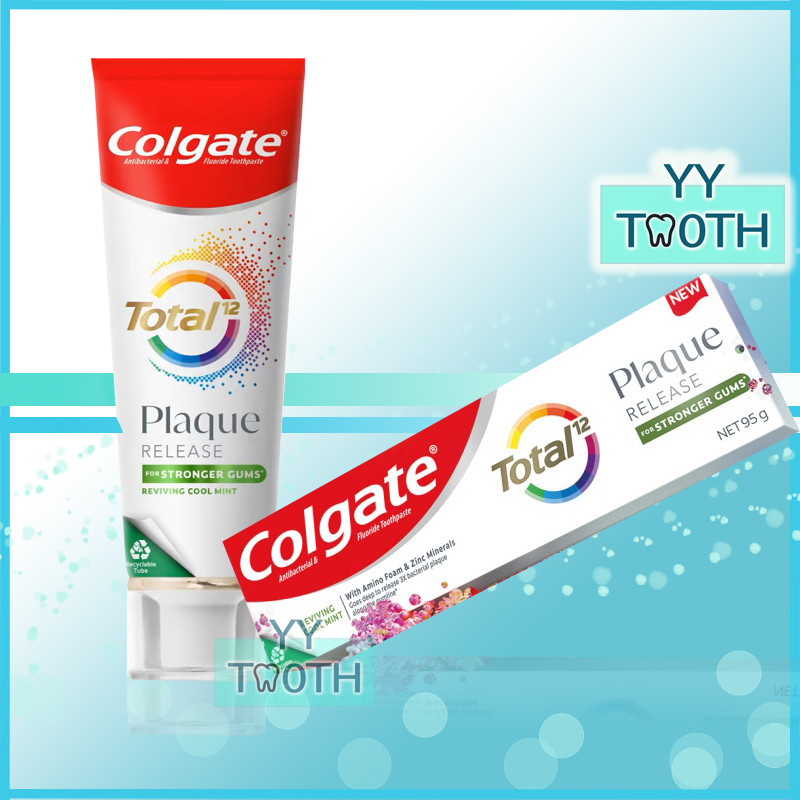 D15G Colgate Total Plaque Release toothpaste Gentle Fragrant Mint 95g ...