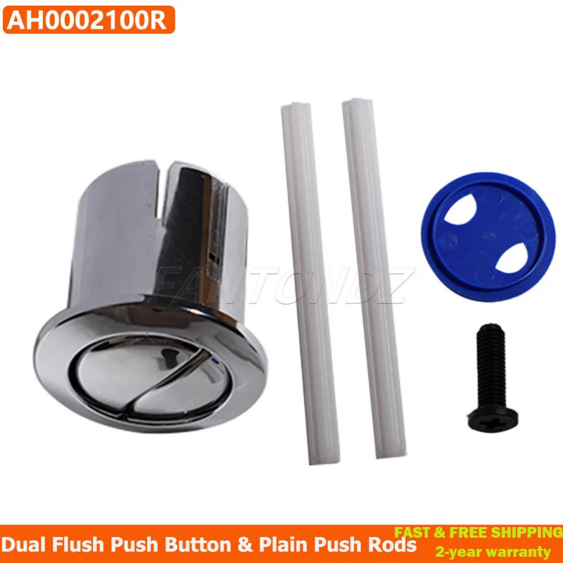 Dual Flush Push Button & Plain Push Rods Short Body For Roca D1D ...