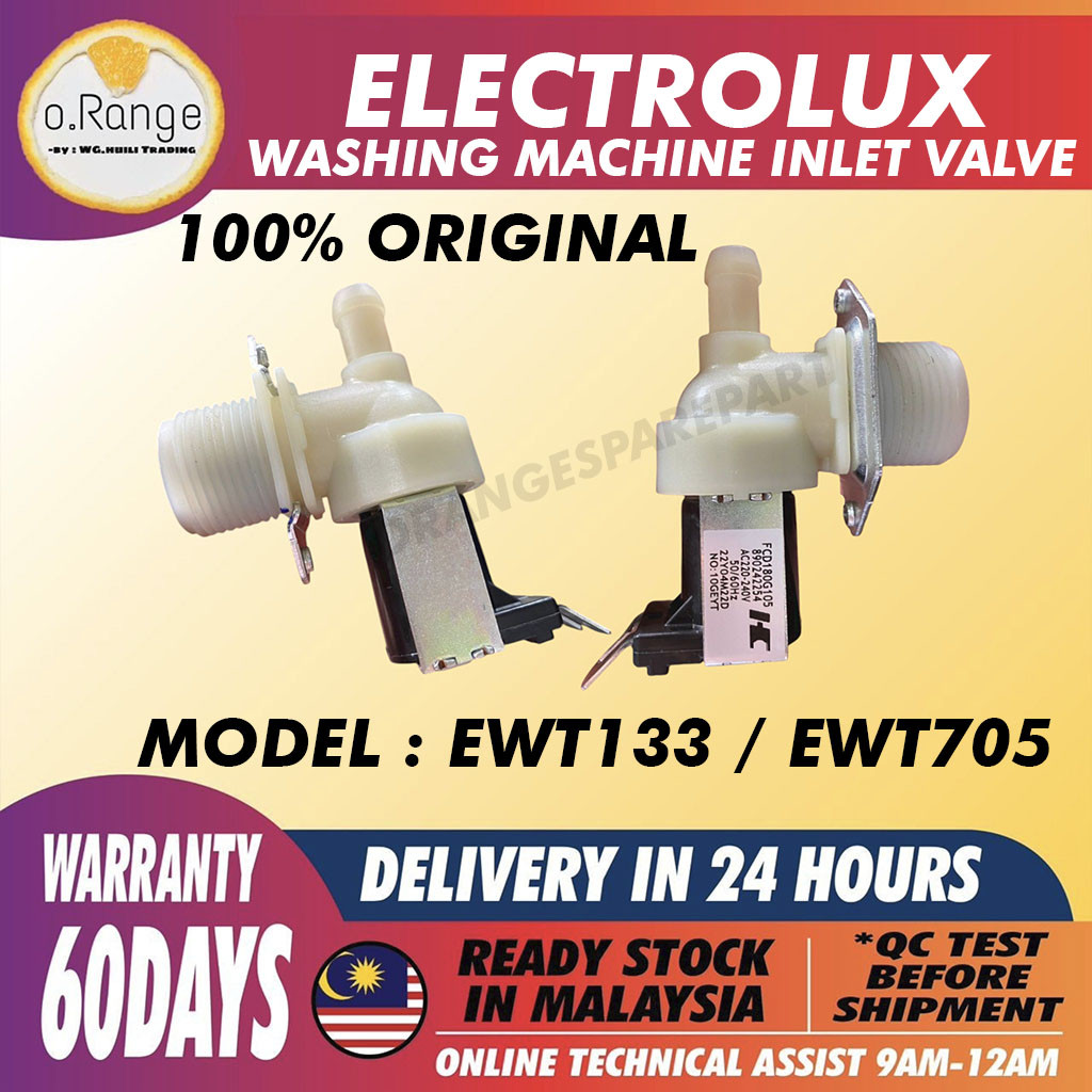 (100% ORIGINAL) EWT113 EWT705 ELECTROLUX WASHING MACHINE WATER INLET ...
