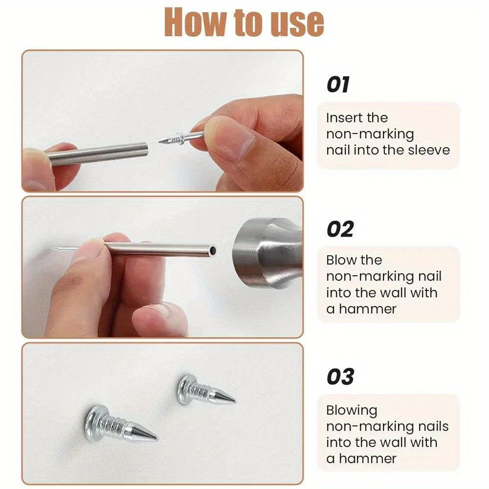 101pcs Solid wood double head rams horn nail set home building ...