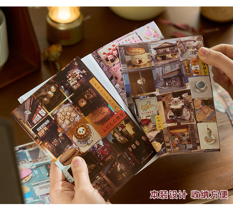 Mr. Paper 20pcs/bag coated paper sticker book Vintage day ins dessert ...