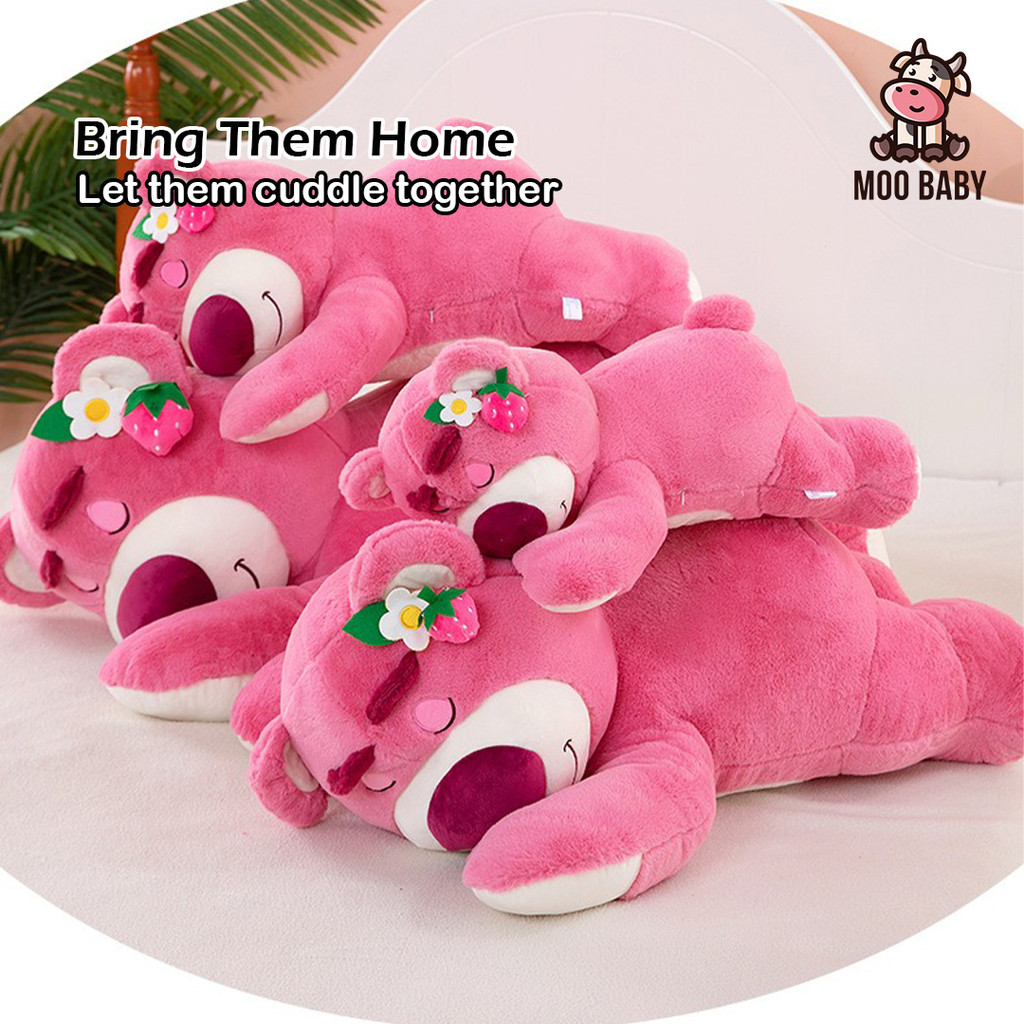 ⭐Moo Baby Anak Patung Lotso Bear Anak Patung Besar Big Plushie Big Bear ...