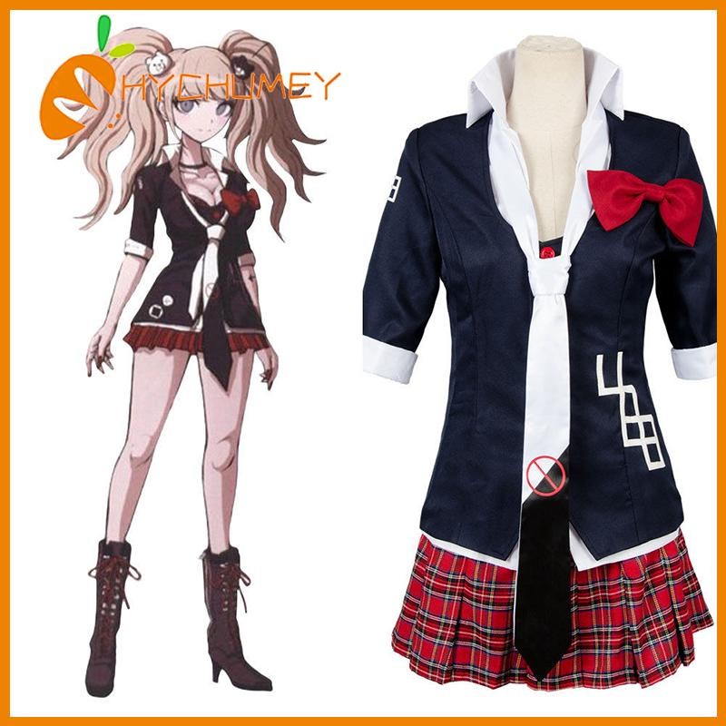 Danganronpa Eye-catching Enoshima Junko Cosplay Costume Complete With ...