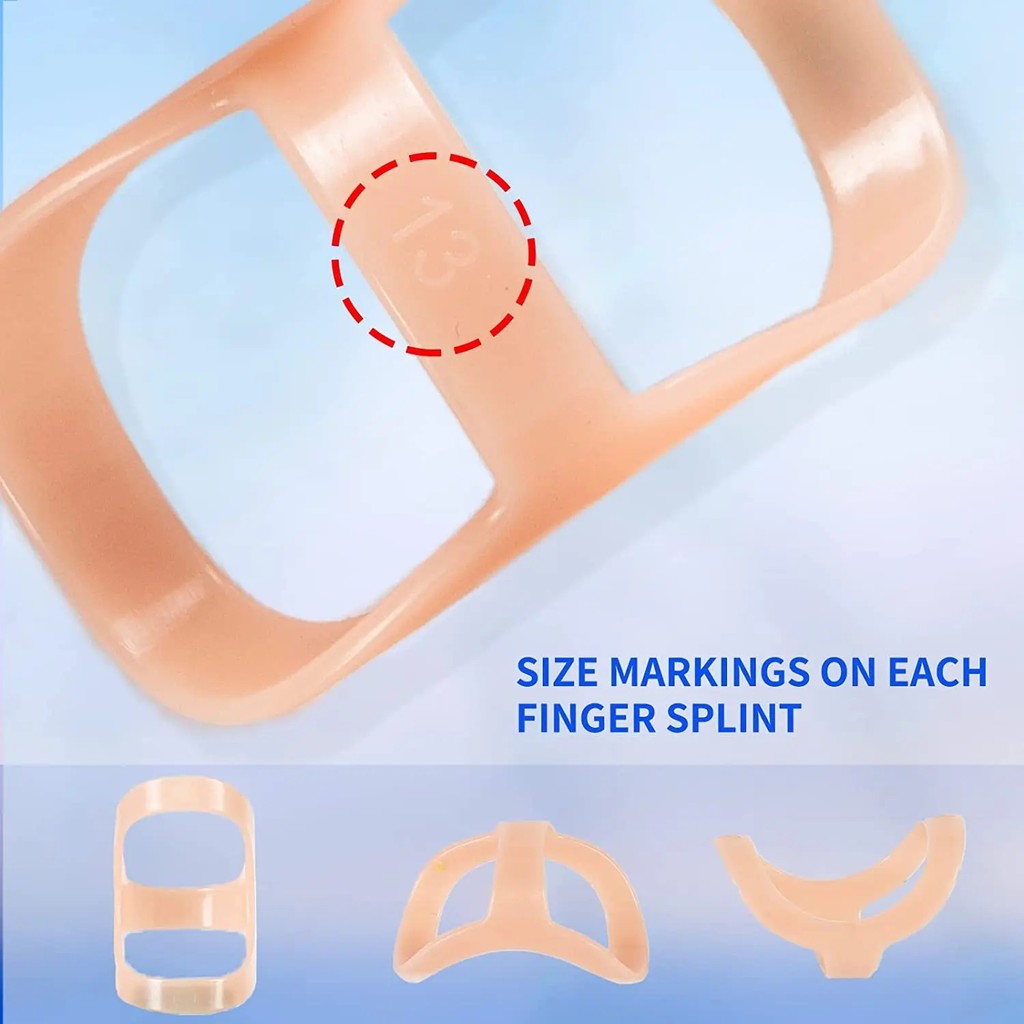 3Pcs Finger Splint Bracket Protector- Straightening Arthritis Finger ...