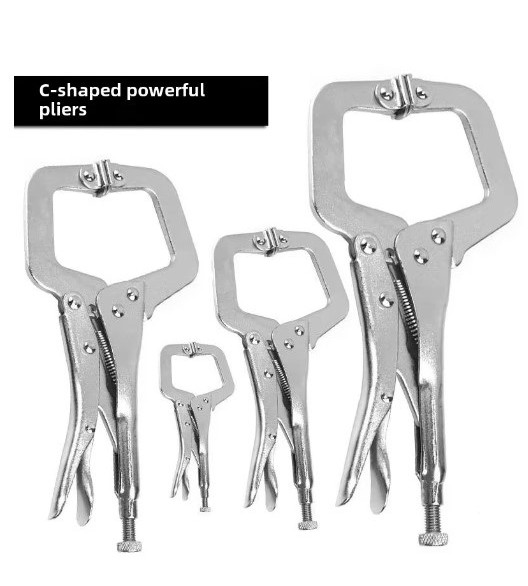 DFOdiy Locking Plier C Clamp Weld Clip Woodwork Fix Plier Locator Pad ...