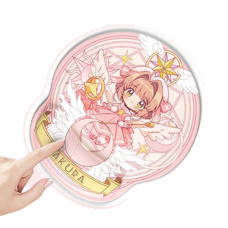Magic Sakura Wrist Guard Mouse Pad Cartoon Girl Office Mouse Pad ...