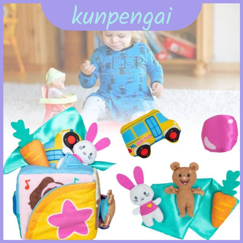 Engaging And Colorful Ms. Rachel Surprise Learning Box Plush Rabbit Toy ...