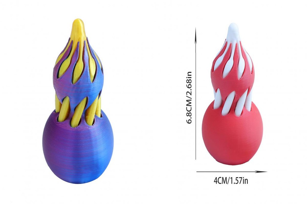 shopeestore| Desktop Gourd Cone Decoration Spiral Gourd Toy Handmade ...