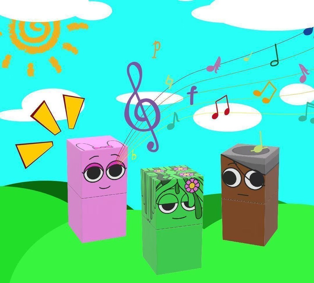 Sprunki Incredibox Sprunki Magnetic Building Block Puzzle Assembly Toy ...