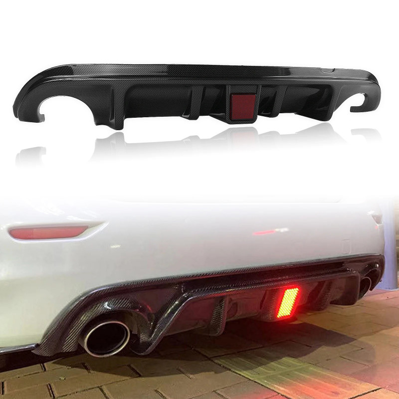 Rear Diffuser Bumper Lip For Infiniti Q50 2014 2015 2016 2017 ABS ...