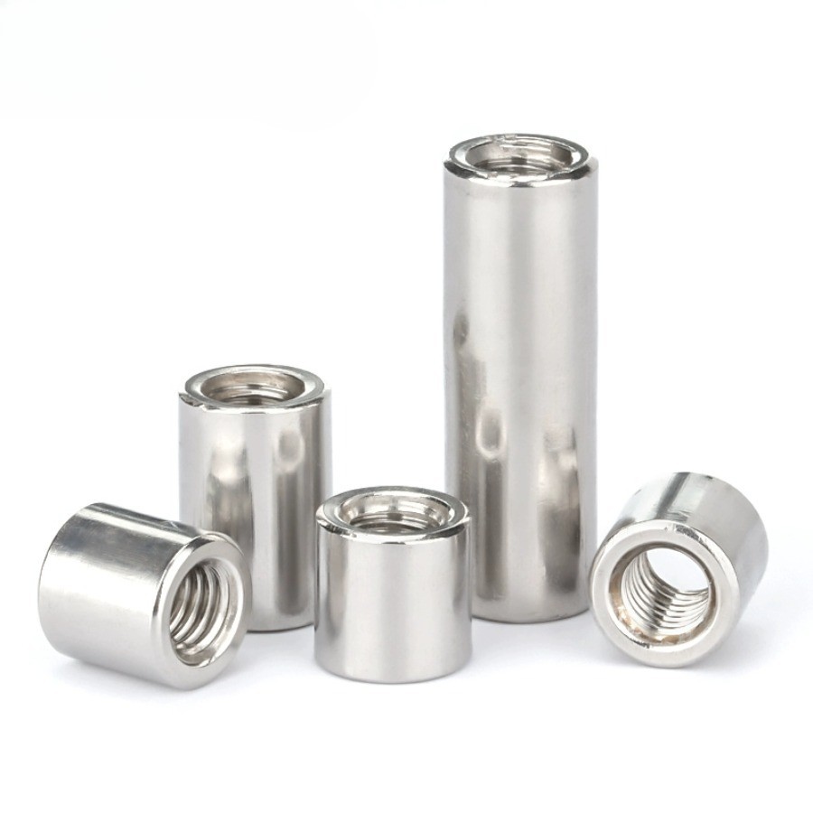 [RL] Coupling Nut 304 Stainless Steel M8 M10 M12 Threaded Connector Nut ...
