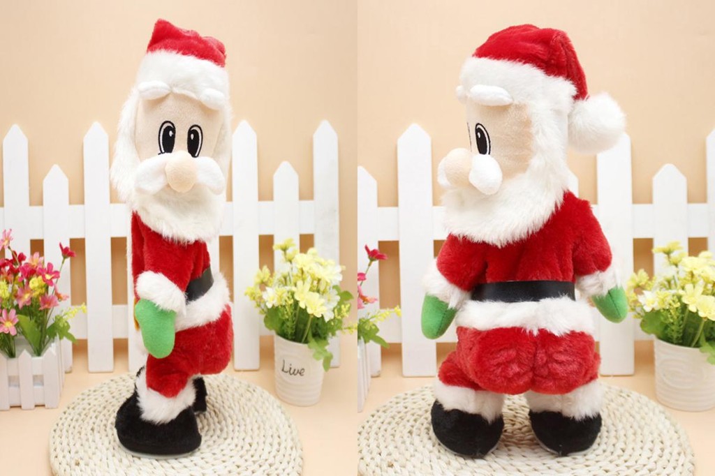 [SYS] Musical Santa Claus Ornament Dancing Santa Claus Toy Musical ...