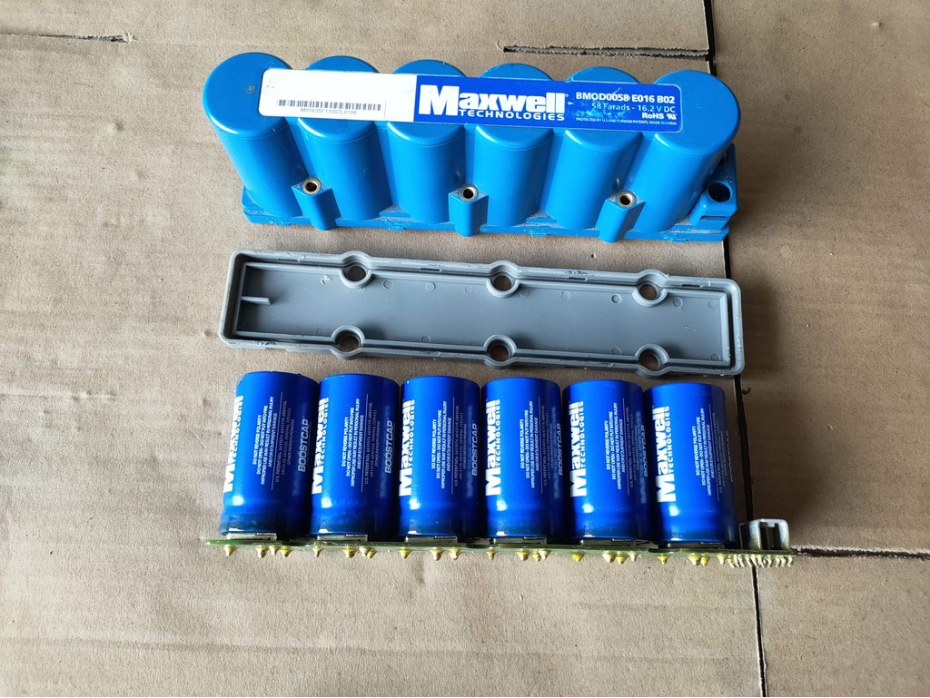 Lan~maxwell American 16V58F Super Ferra Capacitor Original Disassembly ...