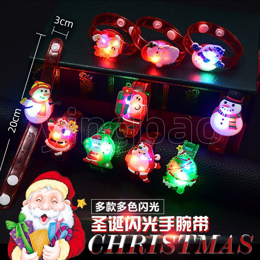 10pcs LED Cartoon Light Up Watch Toys Luminous Bracelet Boys Girls Kids ...