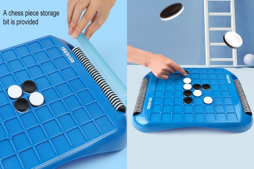 {Bakilili} Educational Reversi Chess Reversible Pieces Toy Reversi ...