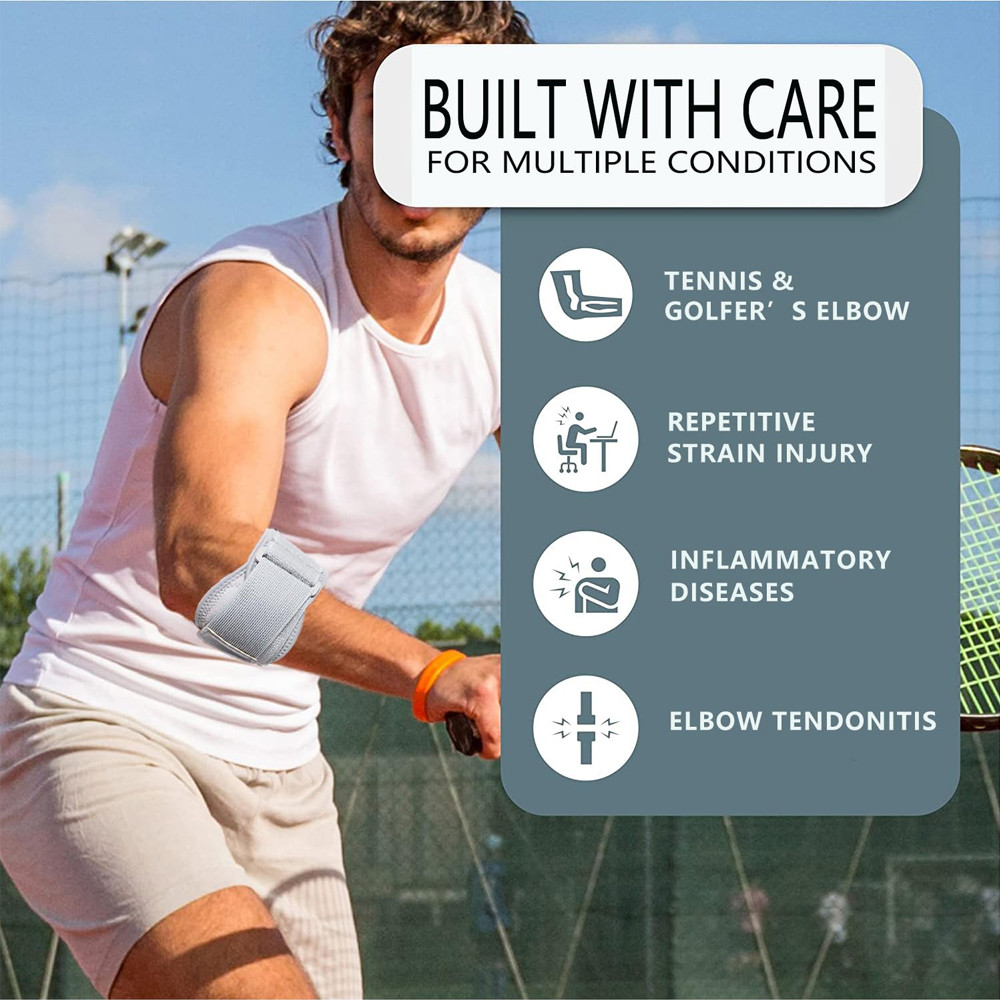 1PCS Elbow Brace with EVA Pad Support for Forearm Tension Relief ...